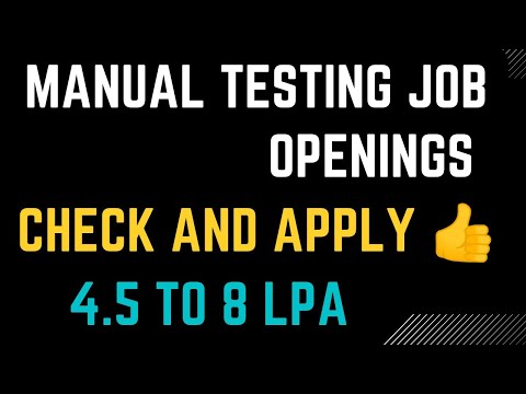 Manual Testing openings in Hyderabad👍 | QA Automation jobs | | Software testing | @techagent2.0