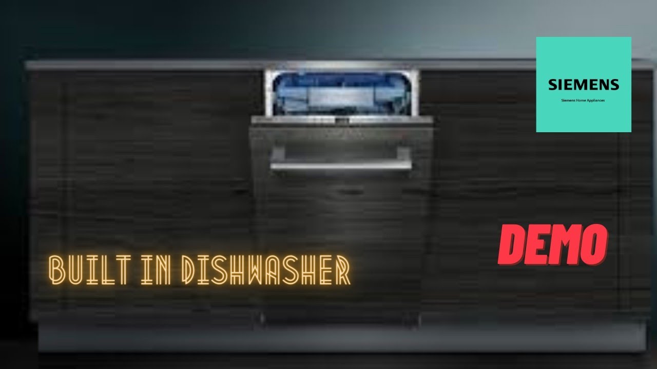 SIEMENS Built in Dishwashers 💥Fully integrated Dishwasher Demo 💥
