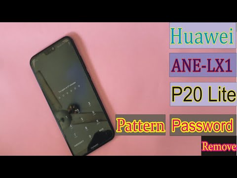 Hard reset Huawei P20 lite ANE-LX1. Unlock pin, pattern, password lock.