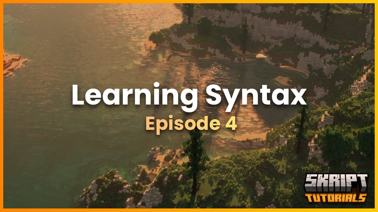 Minecraft Skript Tutorial #4 - Learning Syntax