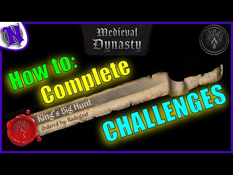 How to Complete Challenges | MEDIEVAL DYNASTY TIPS FOR BEGINNERS
