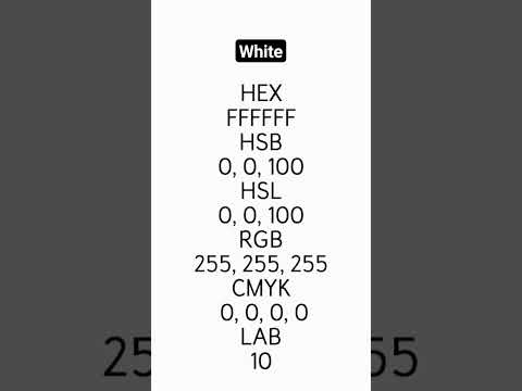 White | Hexa Colors #white #html #css #colors #hex #000000