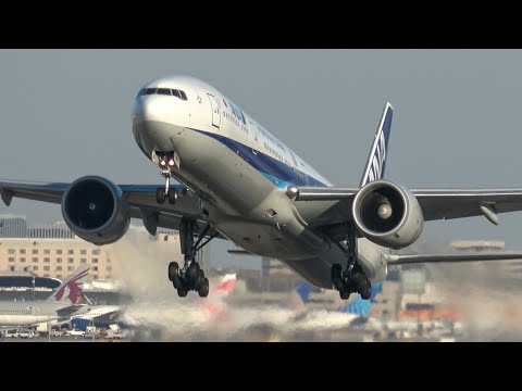 (4K) Rare 28C Departures at Chicago O'Hare Airport (ORD)