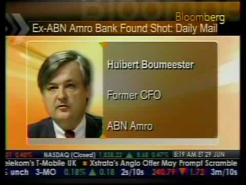 Ex-ABN Amro Bank Found Shot - Daily Mail - Bloomberg
