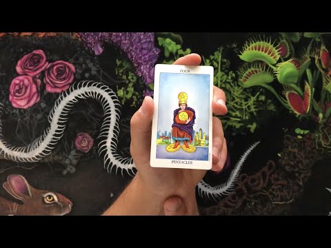 The FOUR of Pentacles