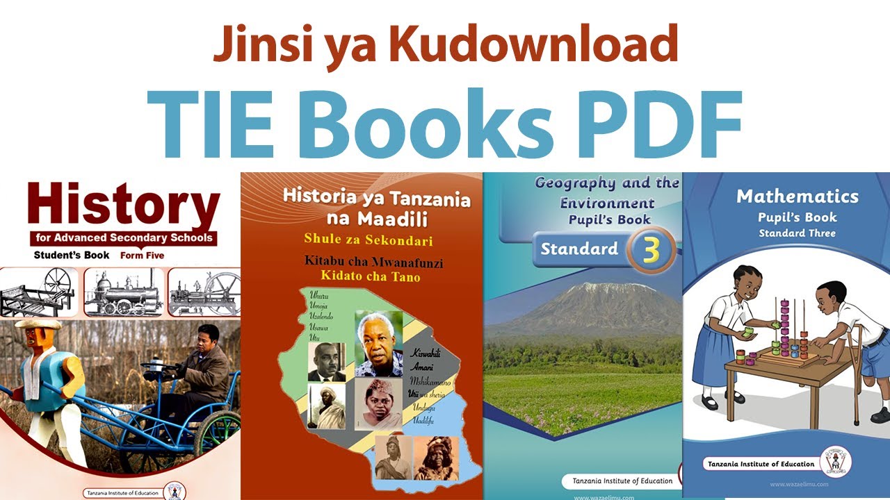 Jinsi ya Kudownload TIE BOOKS PDF Bure Online