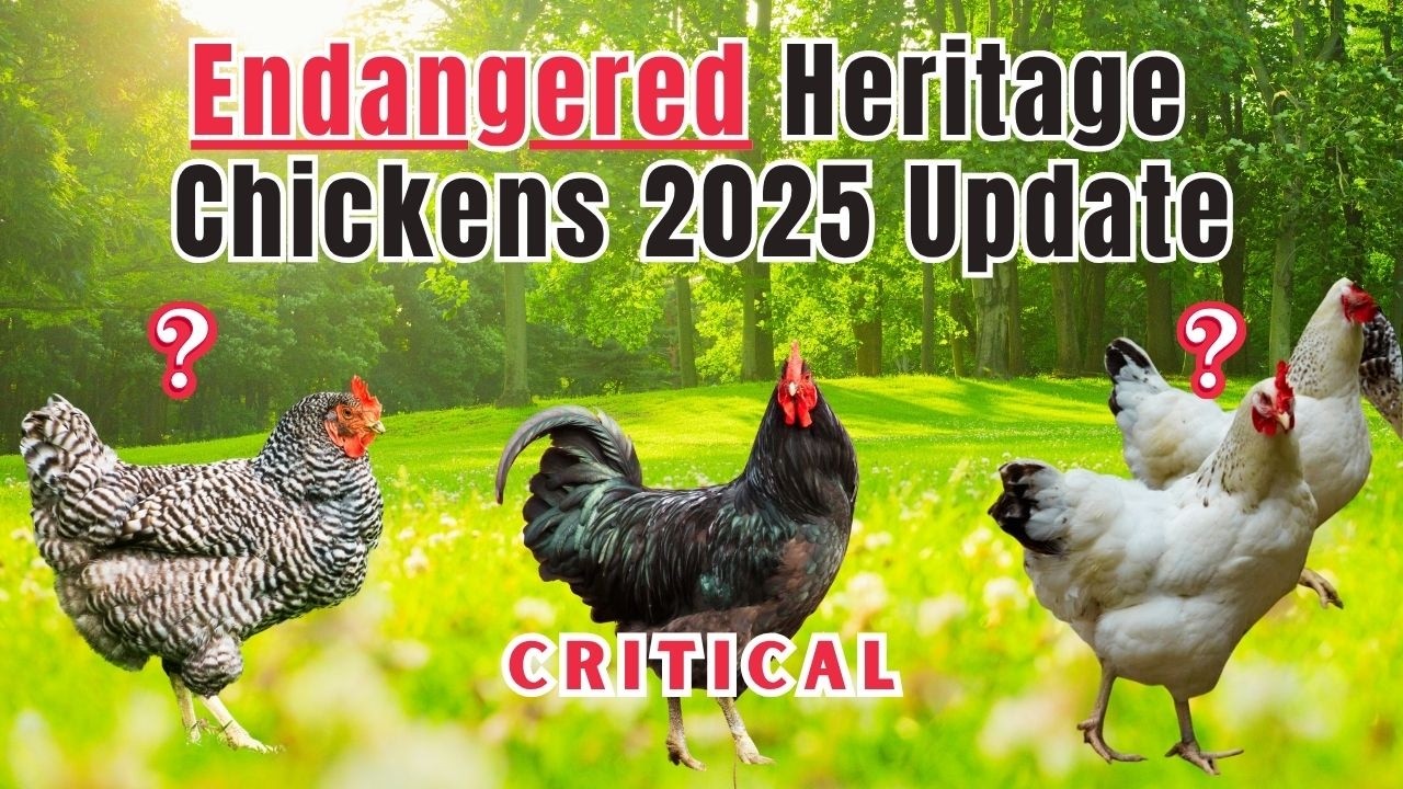 Recovered, Endangered, or GONE FOREVER? Heritage Chickens UPDATE