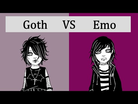 Differences Between Goth & Emo