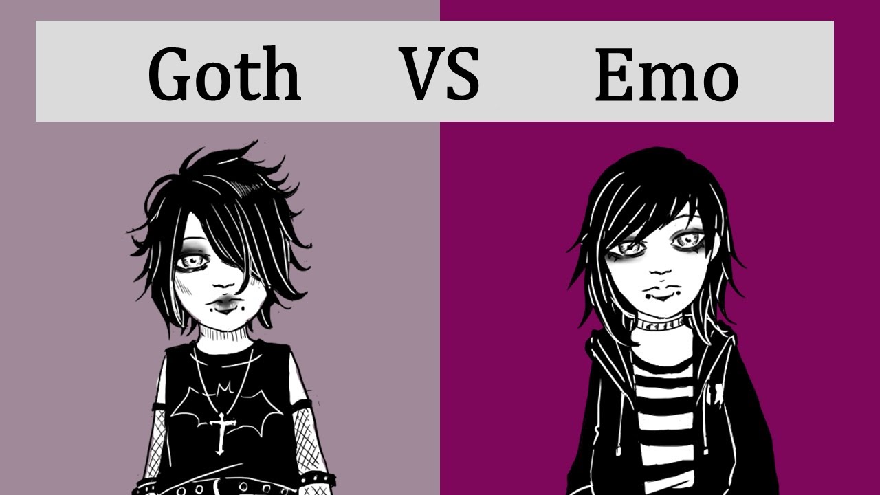 Differences Between Goth & Emo