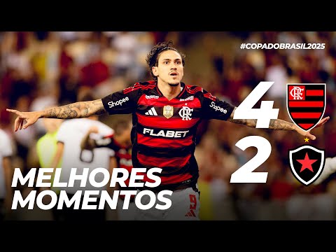 FLAMENGO 4 X 2 BOTAFOGO-PB | MELHORES MOMENTOS | COPA DO BRASIL (21/05/25)