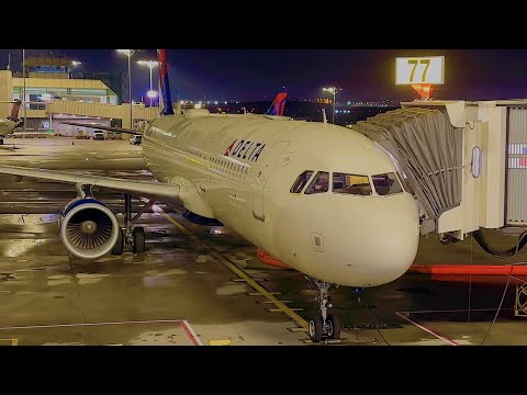 New York (LGA) - Detroit (DTW) - Delta Air Lines - Airbus A321-200 - 4K Full Flight