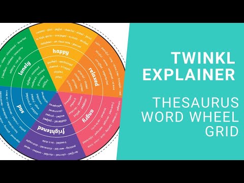 How to use the Thesaurus Word Wheel Grid