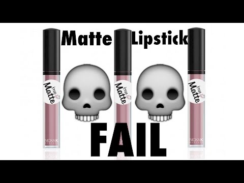 WORST MATTE LIPSTICK EVER: Waste of $1.99!!