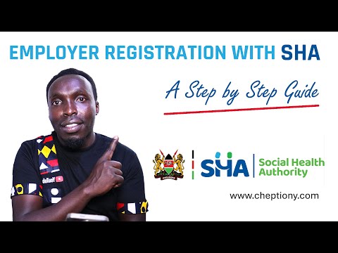 Employer Registration With SHA (Social Health Authority)