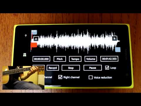 Music Speed Changer App for Windows Phone 8