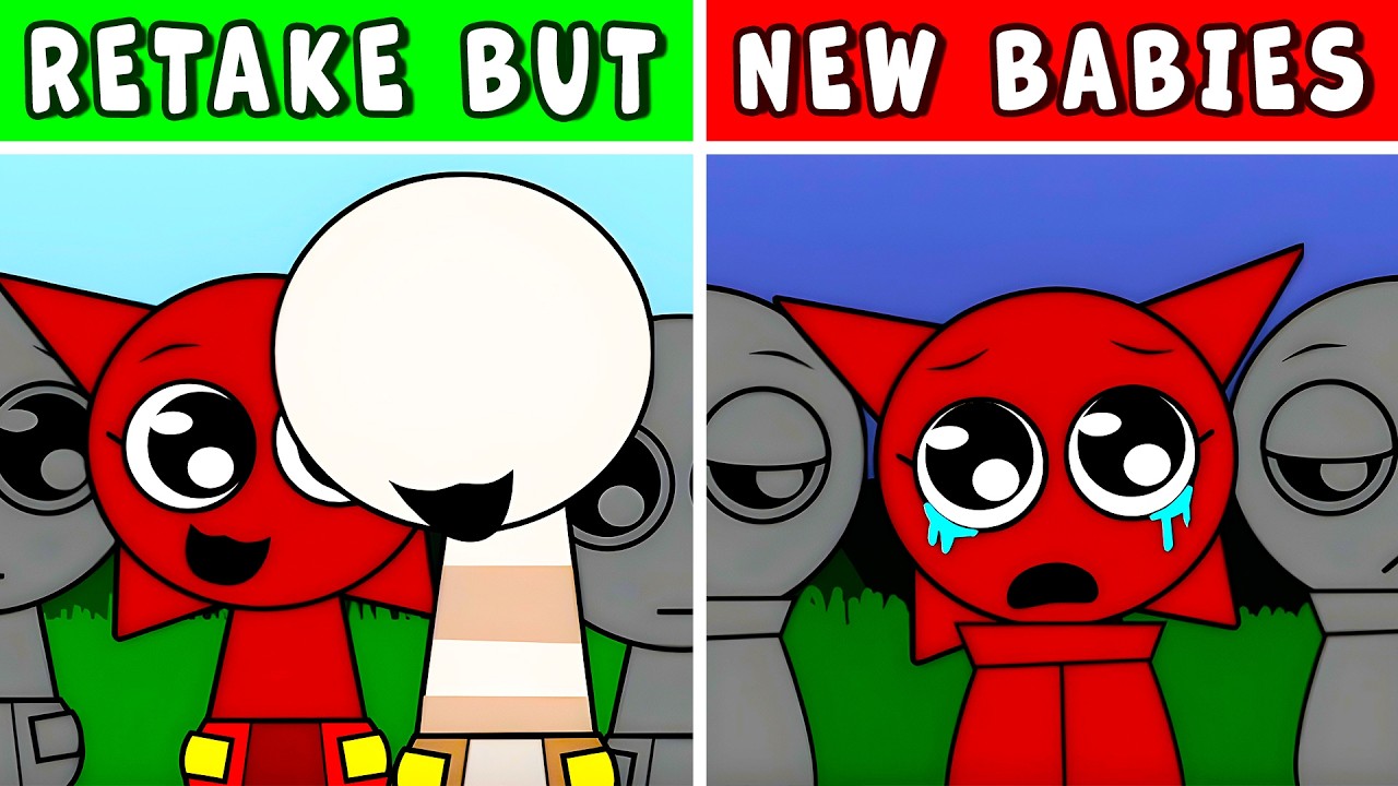 Incredibox Sprunki: Babies Retake All Characters (Original, Deluxe, Update)