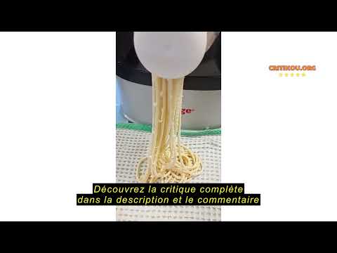 Avis sur la Sirge PASTABUONA - Automatic Fresh Pasta Maker 260 W | 29 Trafile + Bread and Pizza Kit