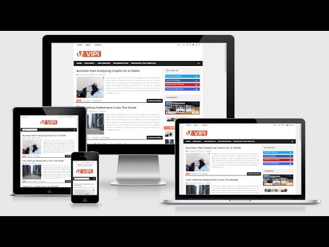 Vipi Premium Blogger Template free Download [No Footer Credit]