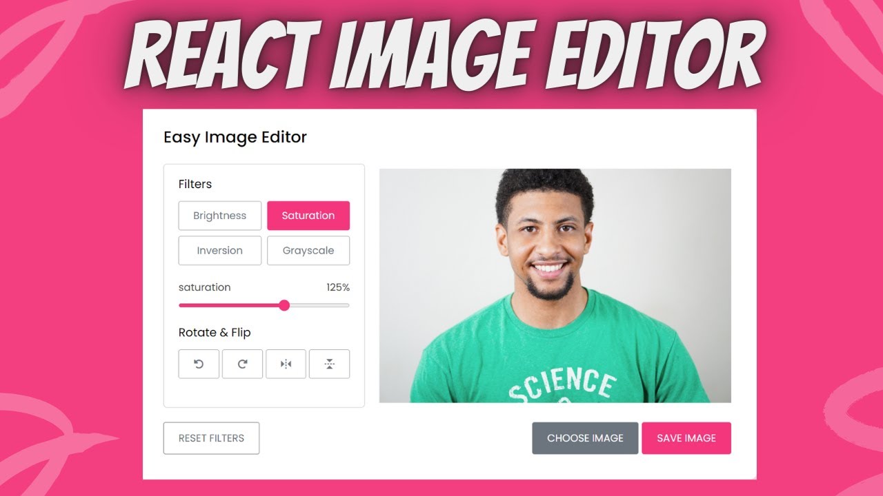 Build An Image Editor in React js | Source Code