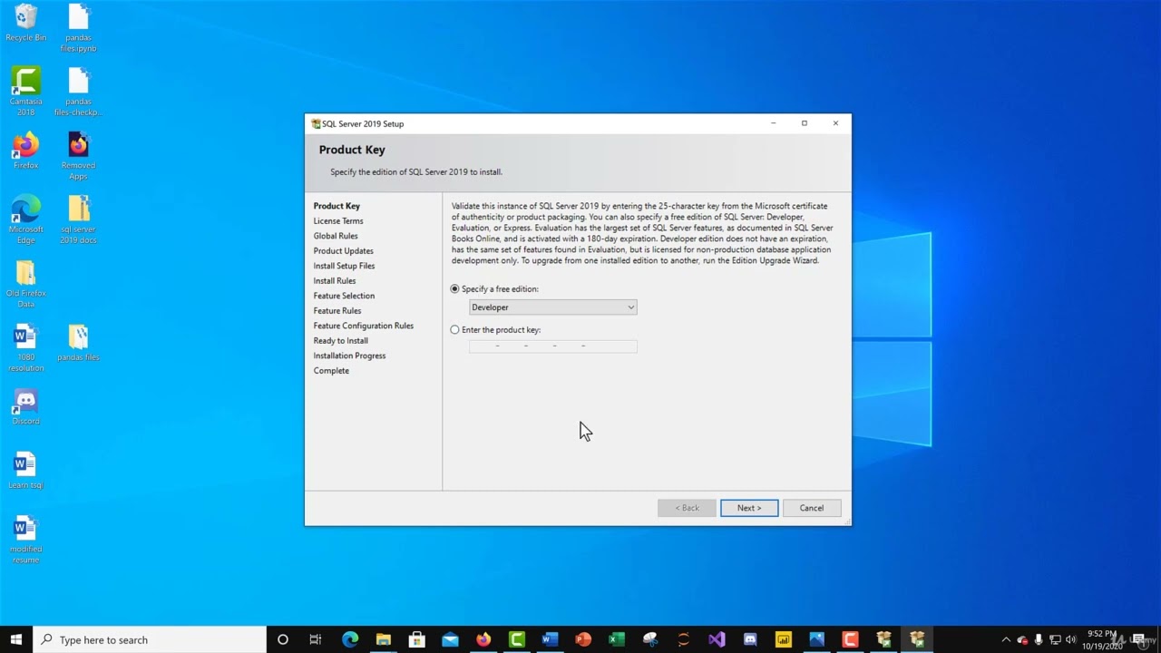 3  DOWNLOAD AND INSTALL SQL AND DATABASE