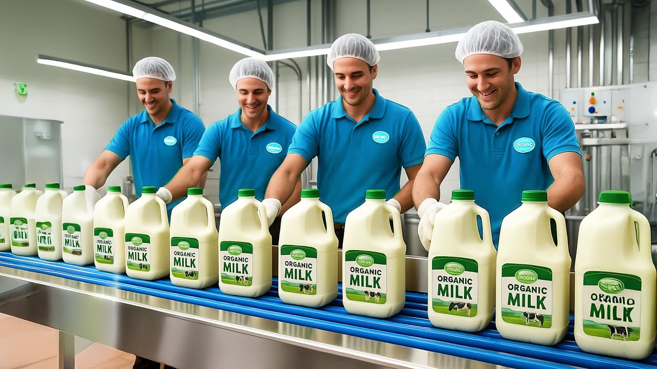 How Organic Milk is Made in Industry | Inside the Organic Dairy Production Process
