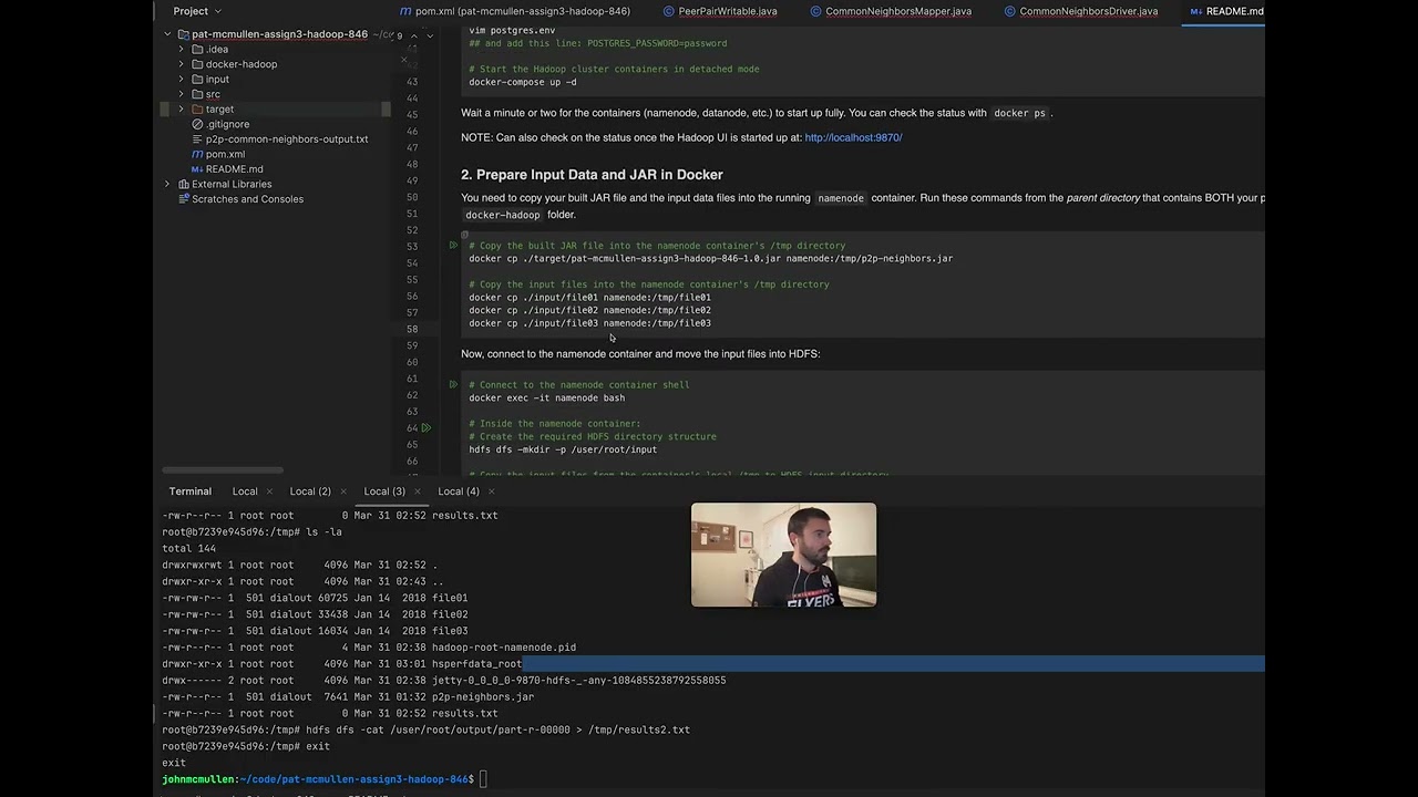 CSCI 846 - Assignment 3 - Hadoop Mapreduce
