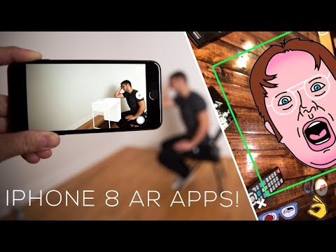 5 AMAZING Augmented Reality Apps for the iPhone 8!