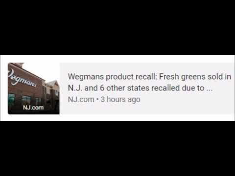 Wegmans product recall: Fresh greens sold in N.J. and 6 other states recalled due to ...