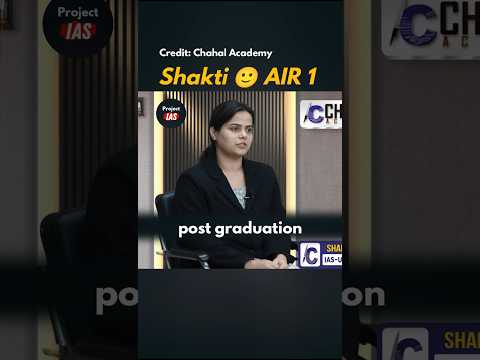 Shakti Dubey AIR 01 🙂 Shakti Dubey Interview | UPSC Topper