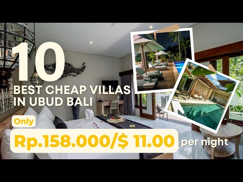 10 BEST CHEAP VILLAS IN UBUD BALI - 10 VILLA MURAH TERBAIK DI UBUD BALI