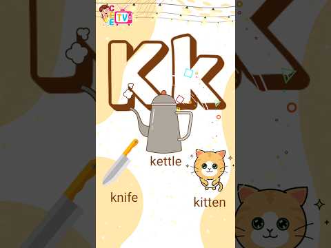 Words that start with letter Kk | Building English Vocabulary Words for Kids #shorts #shortsvideo