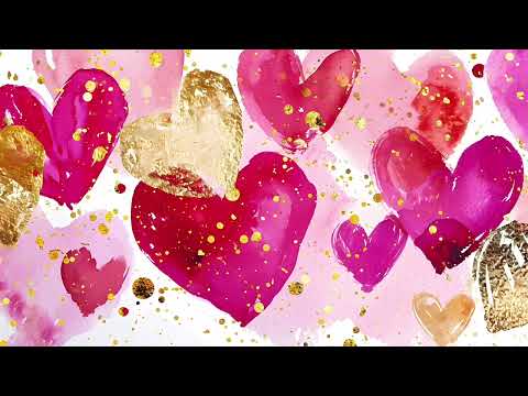 Valentine’s Day Ambience, Frame TV Art Valentine Screensaver, Slideshow, Heart Background Wallpaper