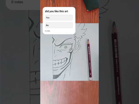 I draw SUKUNA in 20:36 mins not believe check full tutorial