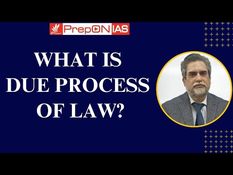 What is Due Process of Law? #upsc #education #rrbje