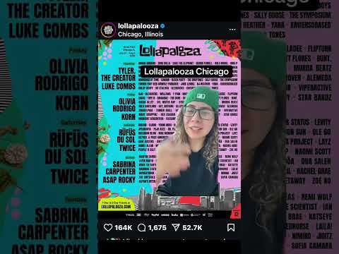 Lollapalooza Chicago schedule
