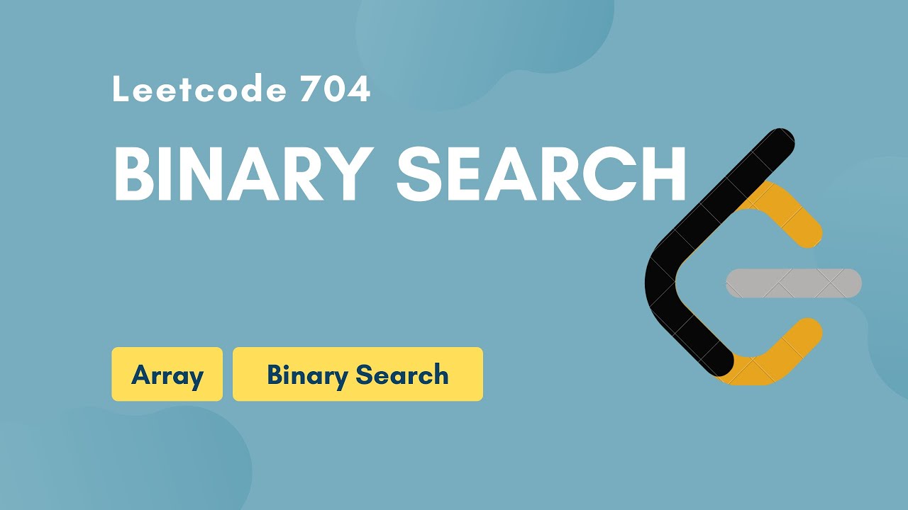 Binary Search | Leetcode 704 | Array | Binary Search