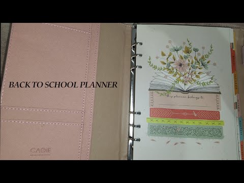 Refillable planner by CAGIE | Going Back to School