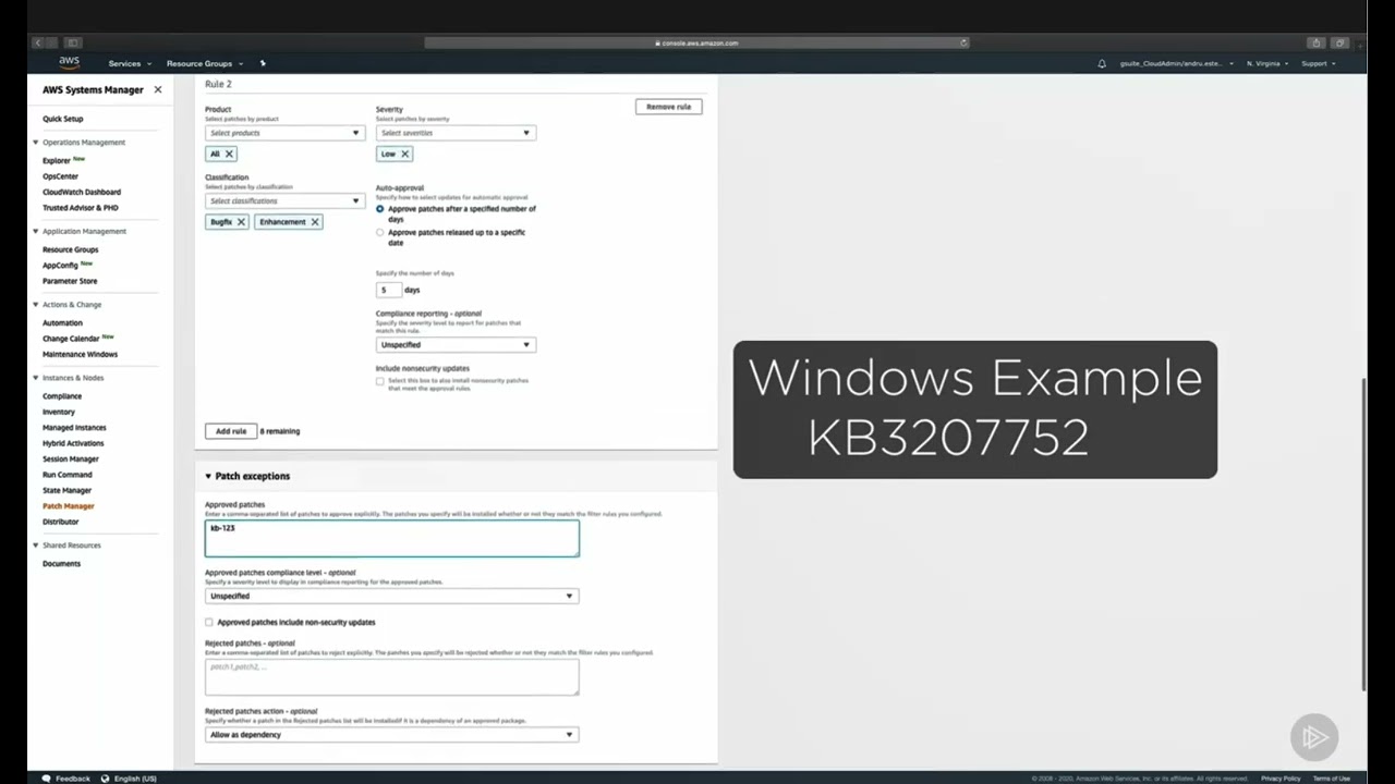 Implementing State Manager and Patch manager