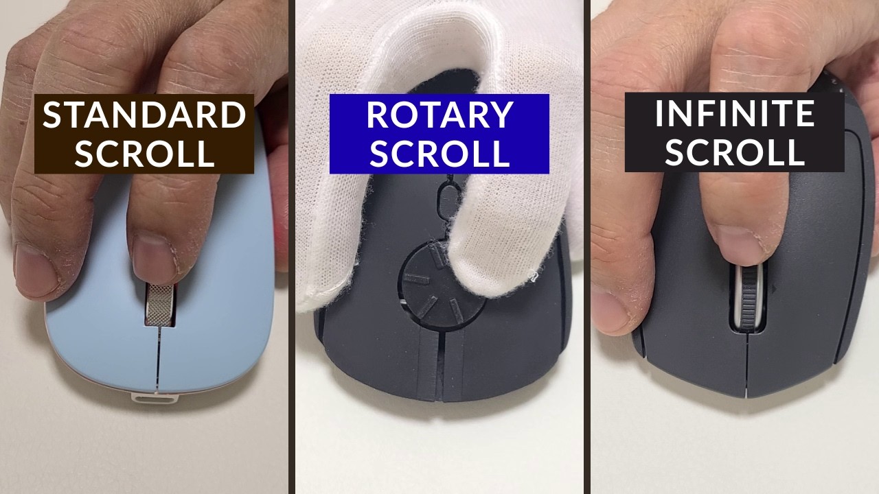 Scroll Test: Standard Scroll vs Rotary Scroll vs Infinite Scroll