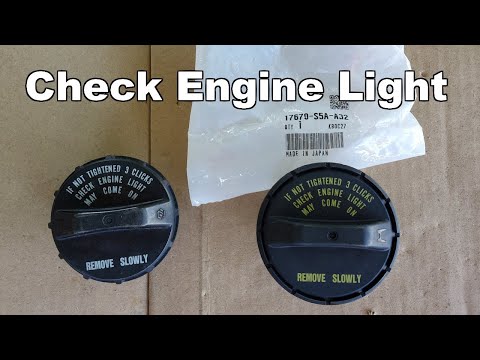 Check Engine Light Gas Cap and Small Evap Leak Fix