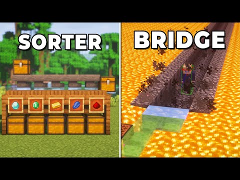 Minecraft: 5 Useful Redstone Builds & Designs!
