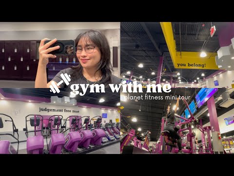 Gym with me | Planet Fitness Mini Tour | PF Black Card Perks | PF Amenities
