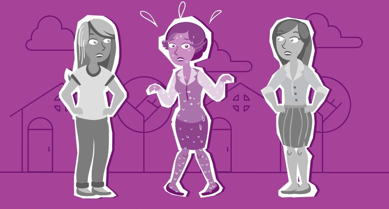Medical Explainer Video for Menopause Map | Cutout Cartoon Animation