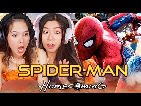 Foreign Girls React | Spider-Man: Homecoming | First Time Watch