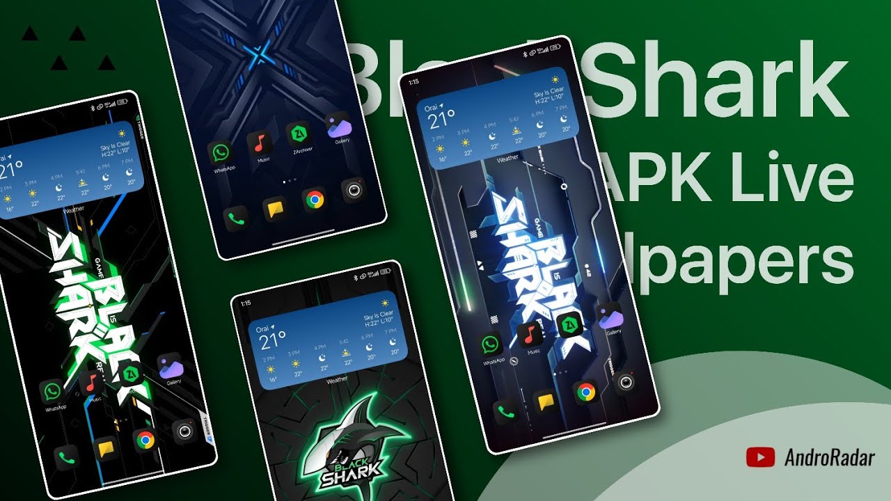 [APK Download] Install Black Shark Latest live wallpapers on any Android! 🔥