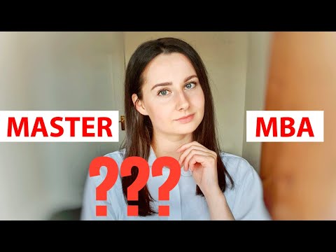 Differences between MASTER and MBA Programmes