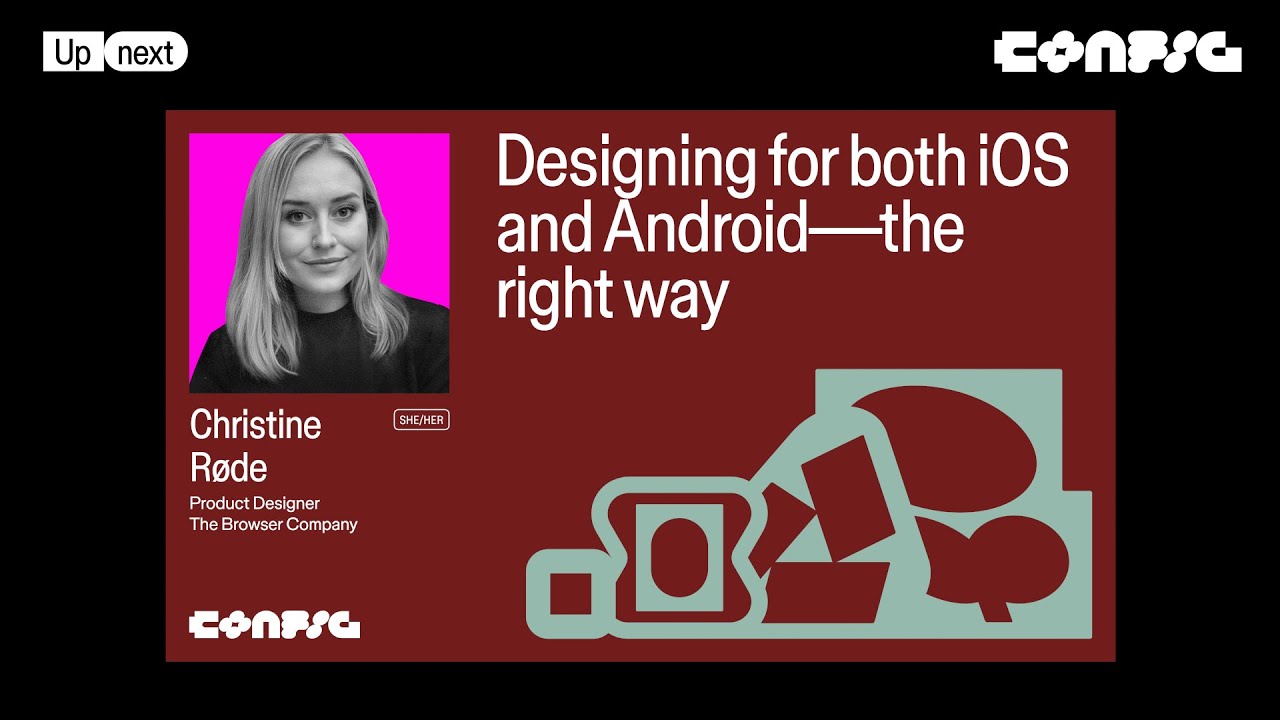 Config London 2025: Designing for both iOS and Android—the right way with Christine Røde