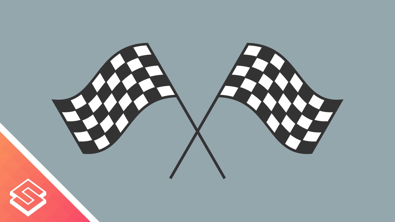 Inkscape for Beginners: Vector Checkered Flag