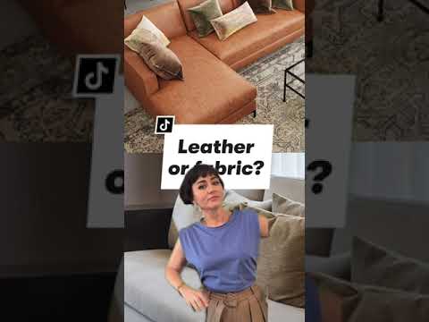 Leather or Fabric: which one are you dozing off on? #Shorts #Zillow #GreatDebates