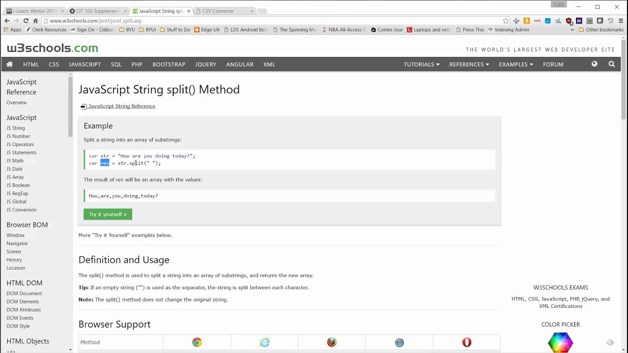 An Array From User Input